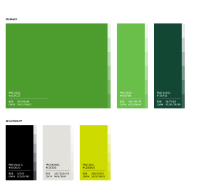 Color Palette – City Colleges of Chicago – System Branding