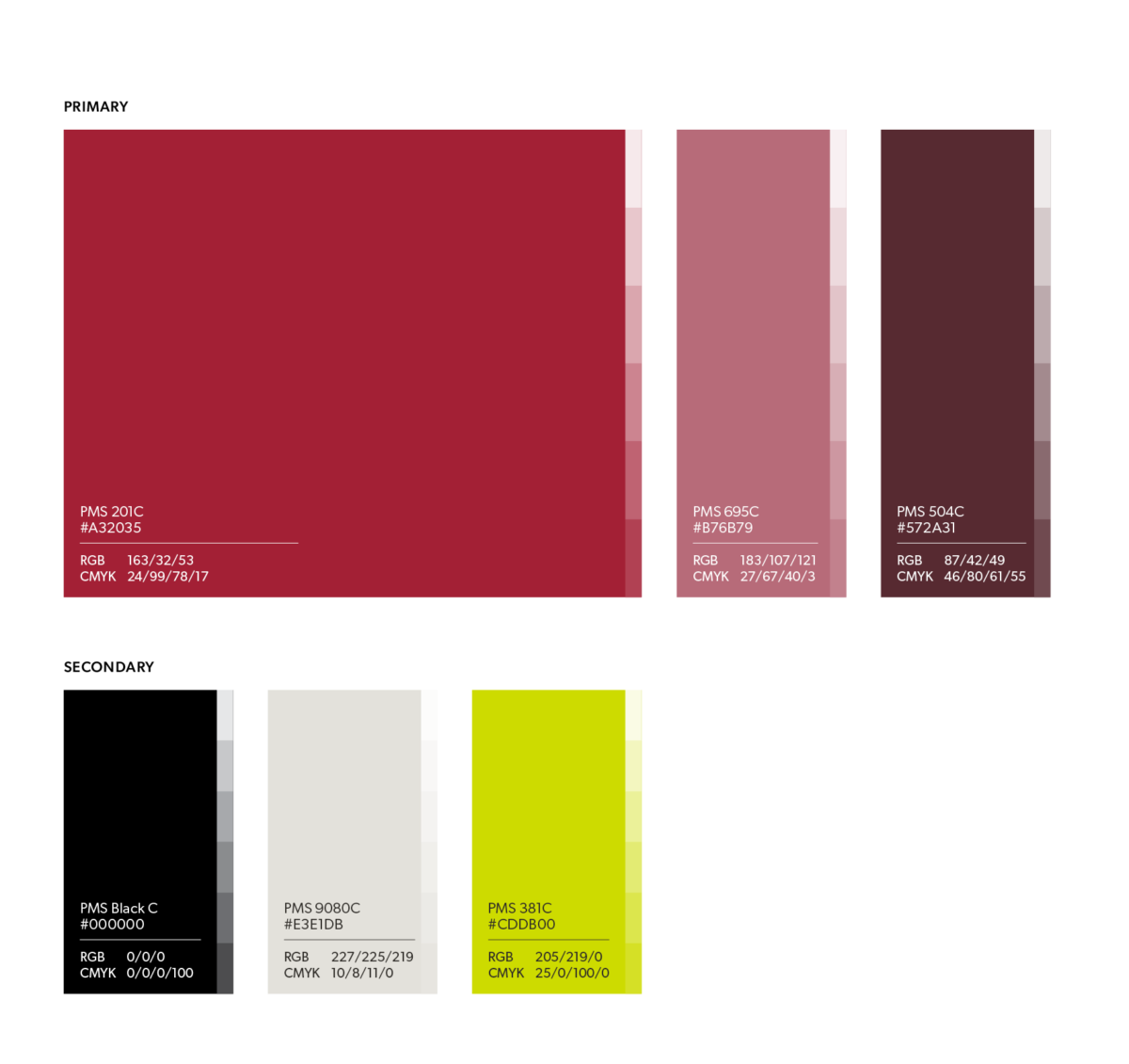 Color Palette – City Colleges of Chicago – System Branding